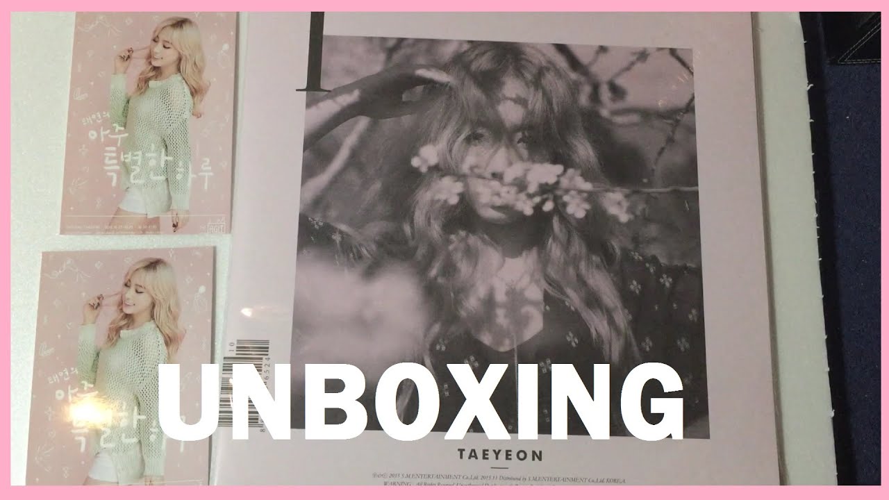 Unboxing - TAEYEON (태연) - "I" - LP Vinyl Edition - YouTube