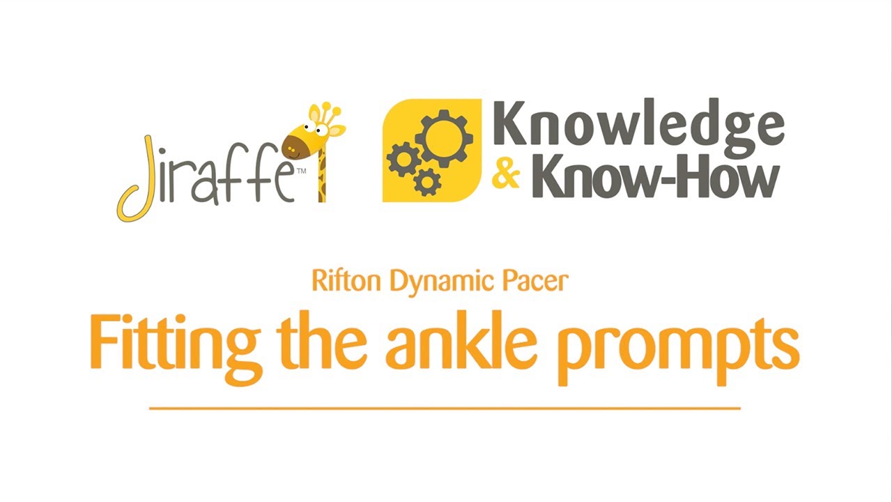 Rifton Dynamic Pacer - Fitting the ankle prompts - Jiraffe Knowledge ...