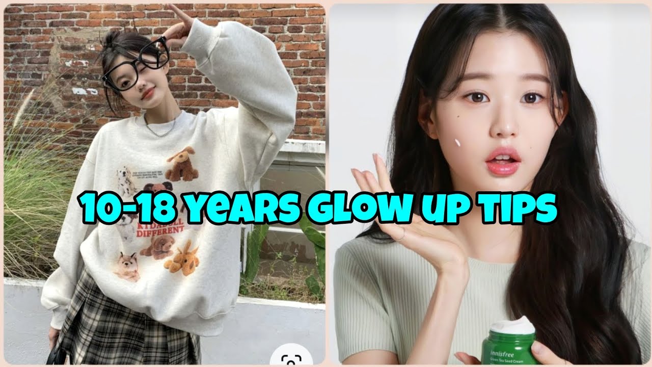 10 - 18 years girls glow up tips 😍| #aesthetic #success #routine # ...
