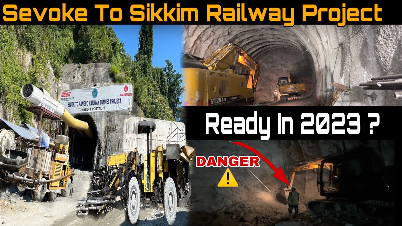 Siliguri To Rangpo (Sikkim) Railway Project Tunnel..!! New Updates ...