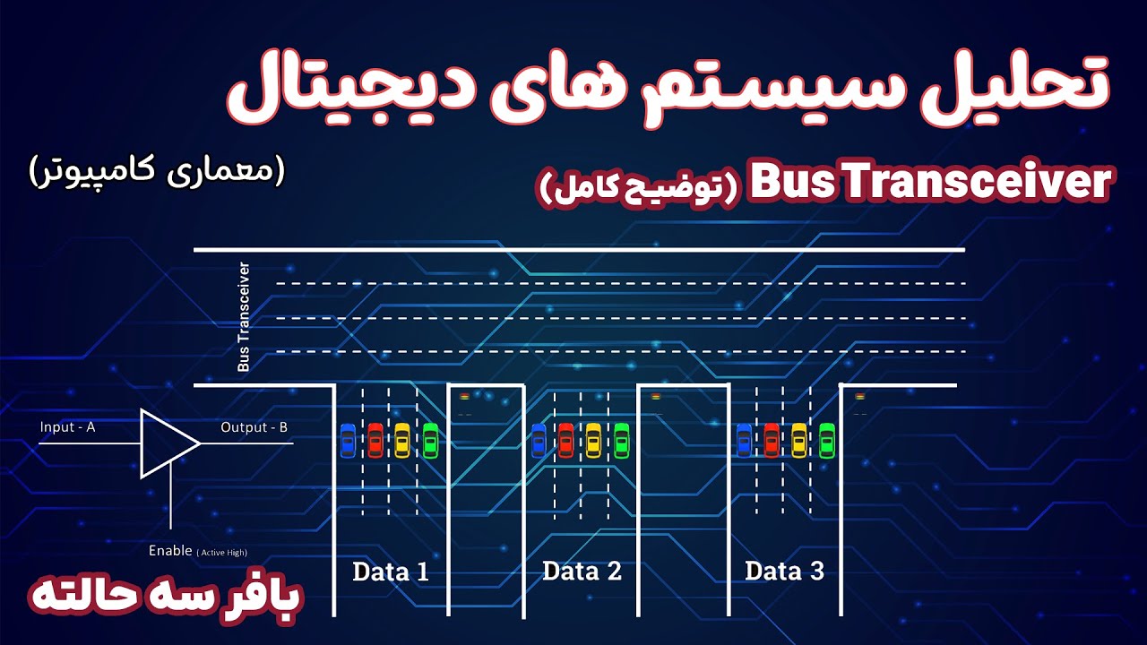 Bus Transceiver بافر سه حالته و - YouTube