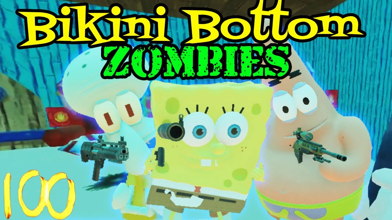 BIKINI BOTTOM IN ZOMBIES! - Bikini Bottom Zombies [Custom Zombies Map ...
