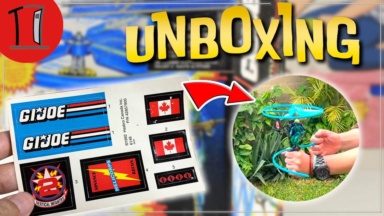 ¡UNBOXING RETRO! GI JOE Battle Copter 1992 - ¿Pudo VOLAR? - VERSIÓN ...