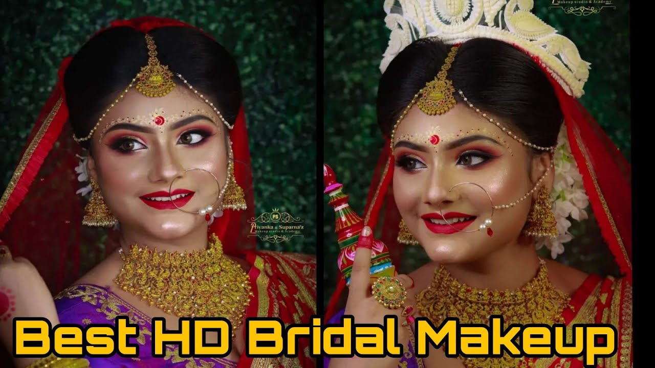 Long Lasting Traditional Bridal Makeup tutorial for winter /Step By ...