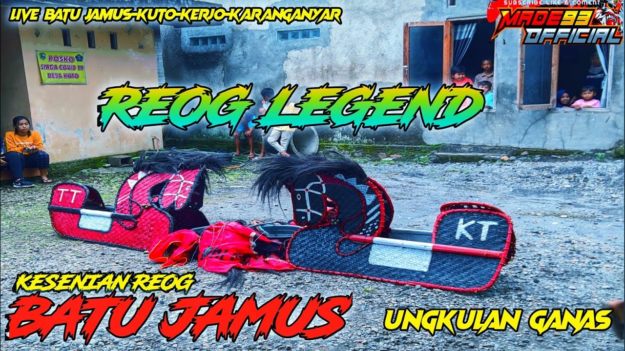Seni Reog "BATU JAMUS"(Putune eyang suwadung)|Bersih Dusun||Live batu ...