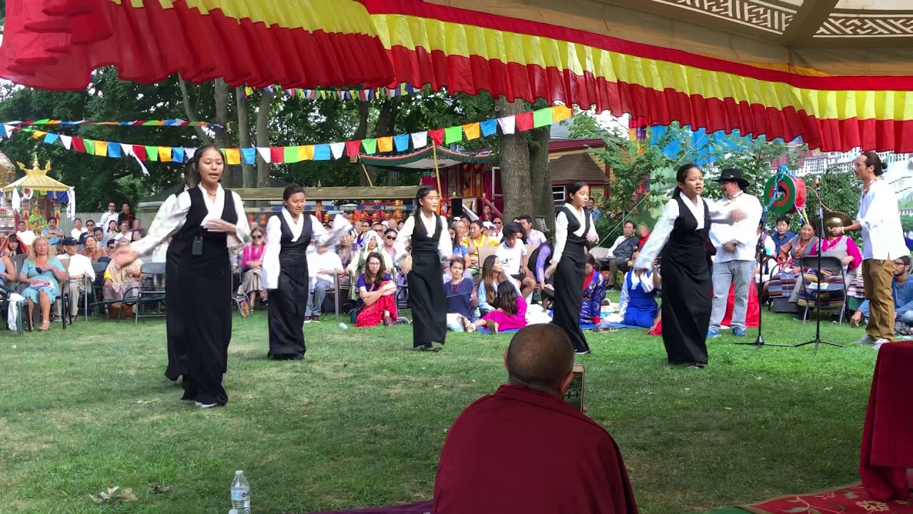 TAB students Tibetan dance - YouTube