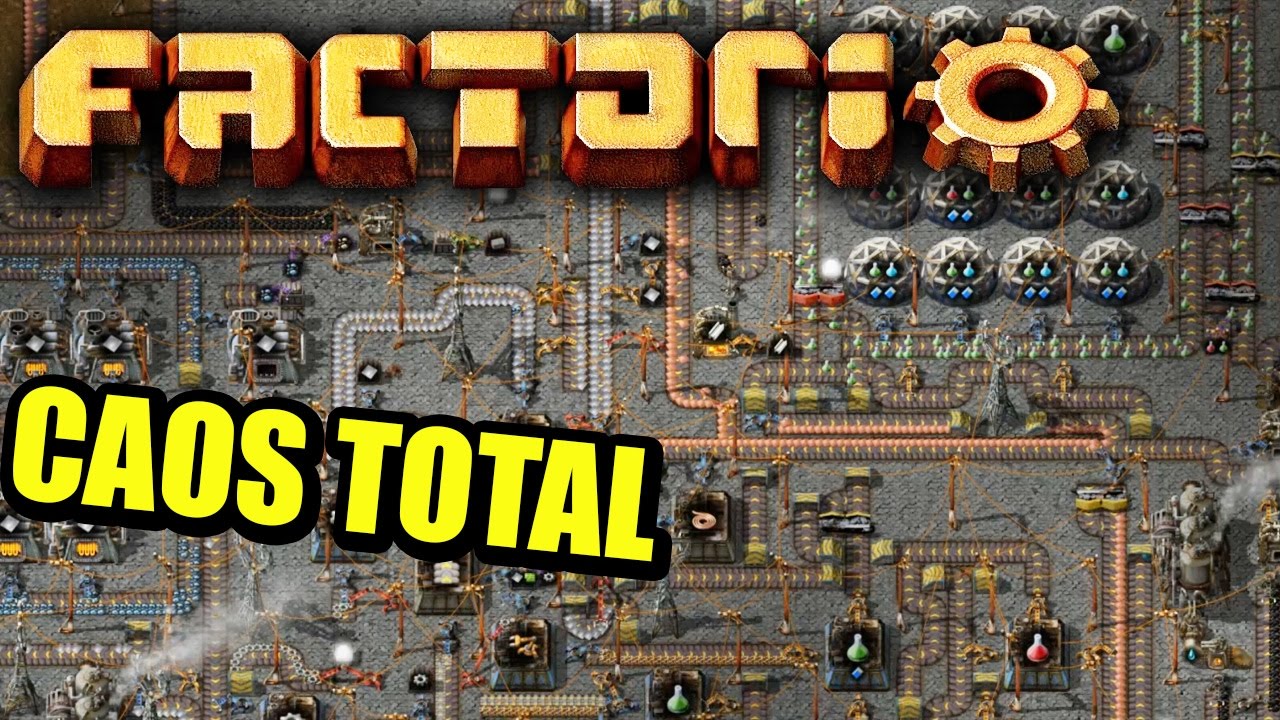 FACTORIO Multiplayer - Base del CAOS, masacrando aliens. BASE DE 25h ...