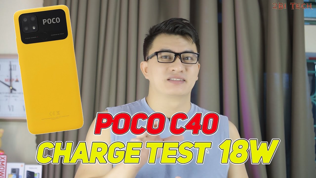 POCO C40 Charge Test: 18W - Battery 6000 mAh! 4% - 97% 🔋🔋🔋 - YouTube