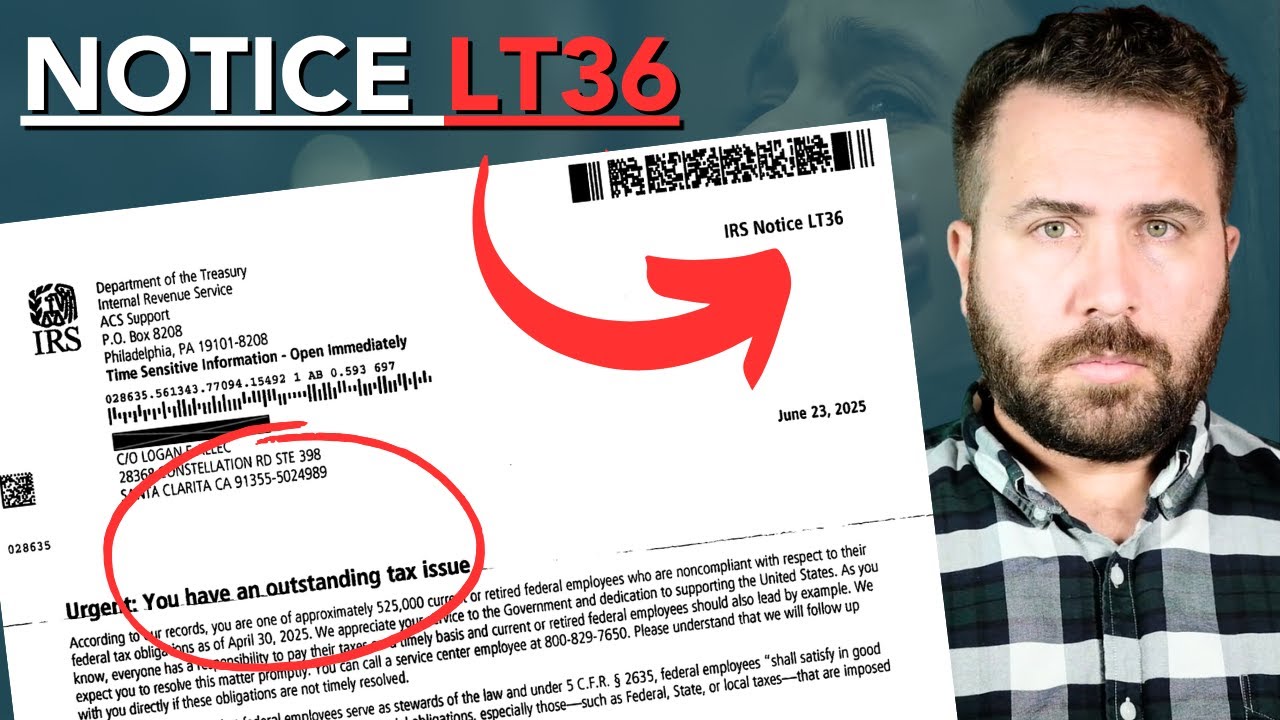 IRS Notice LT36: The IRS Is Targeting 525,000 Federal Employees! - YouTube