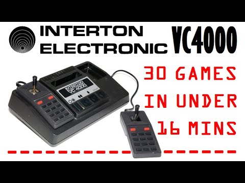 30 Interton VC4000 Games In Under 16 Minutes - YouTube