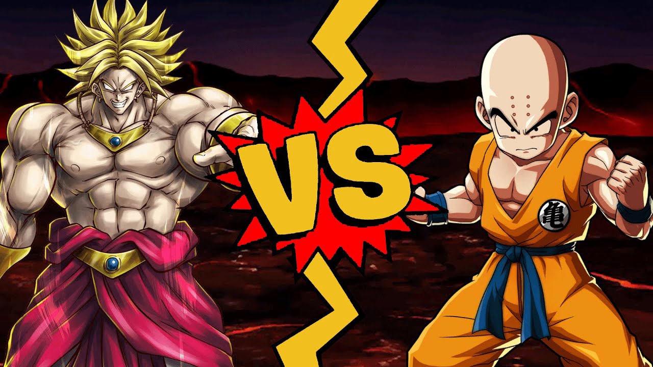 M.U.G.E.N. Battles | Broly Legendary Super Saiyan vs Krillin - YouTube