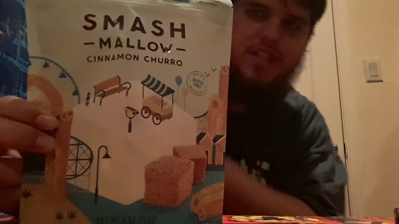 trying these smash -MALLOW- cinnamon churro October 4, 2020 - YouTube