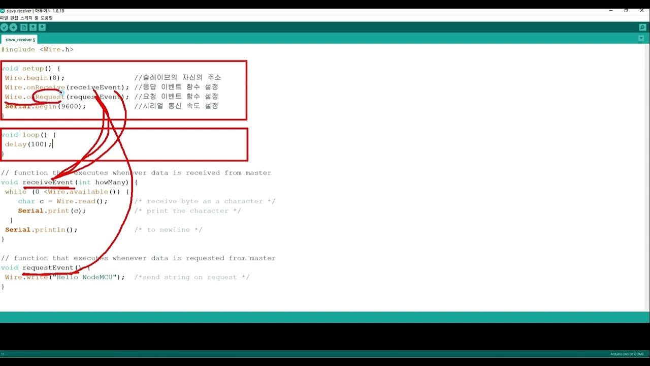 2.[기본]Slave Arduino 구현 - YouTube