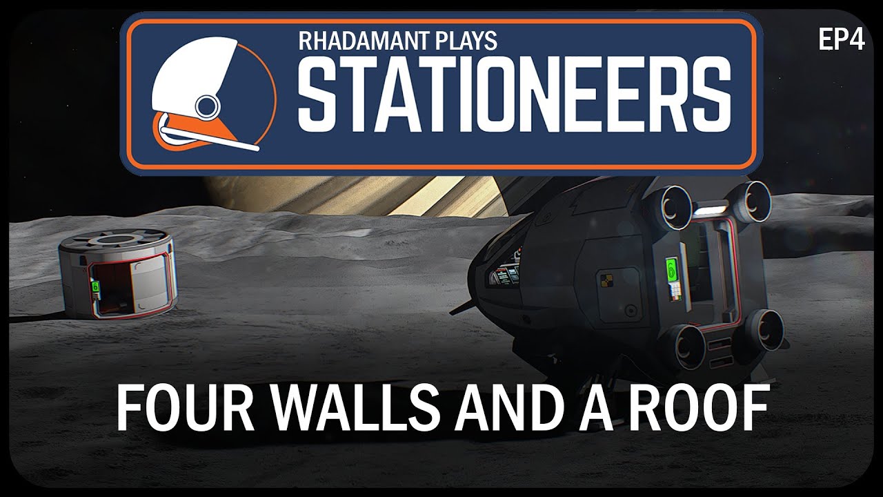 Four Walls and a Roof in Stationeers - Brutal Difficulty Crashlanded on ...