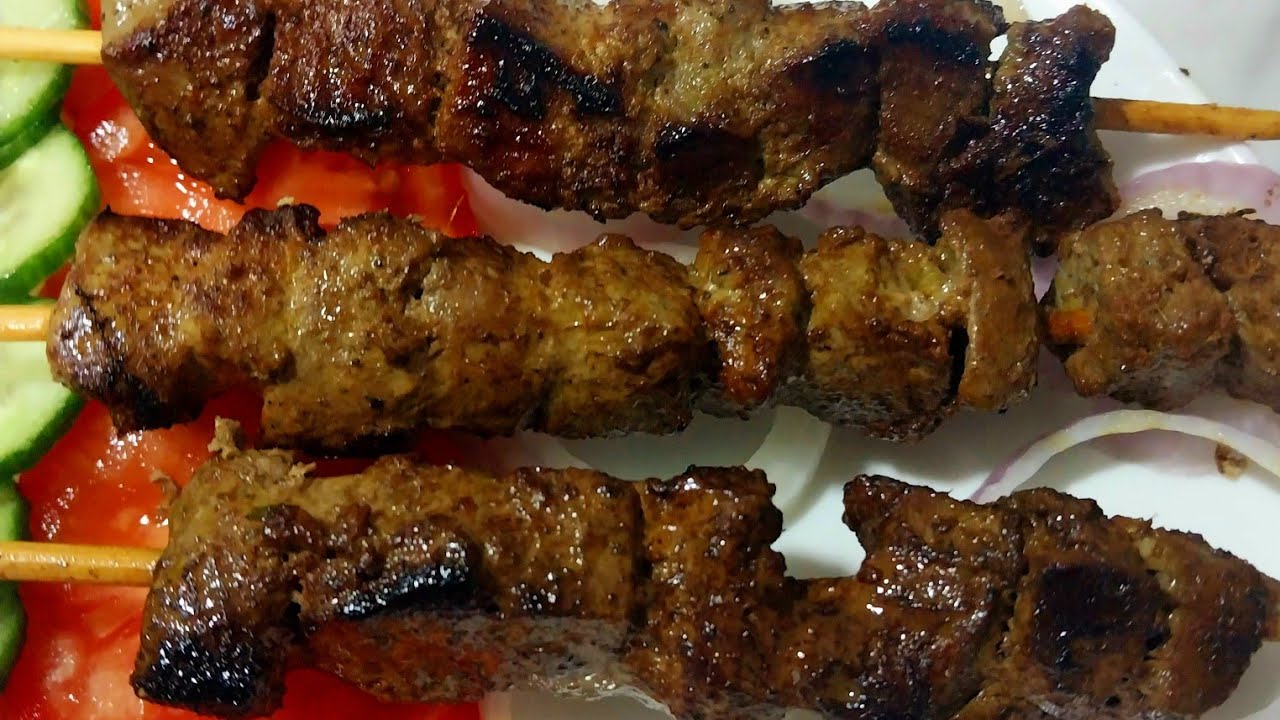 Simple and Delicious Kaleji Ke Kabab | Mutton Liver Tikka - YouTube