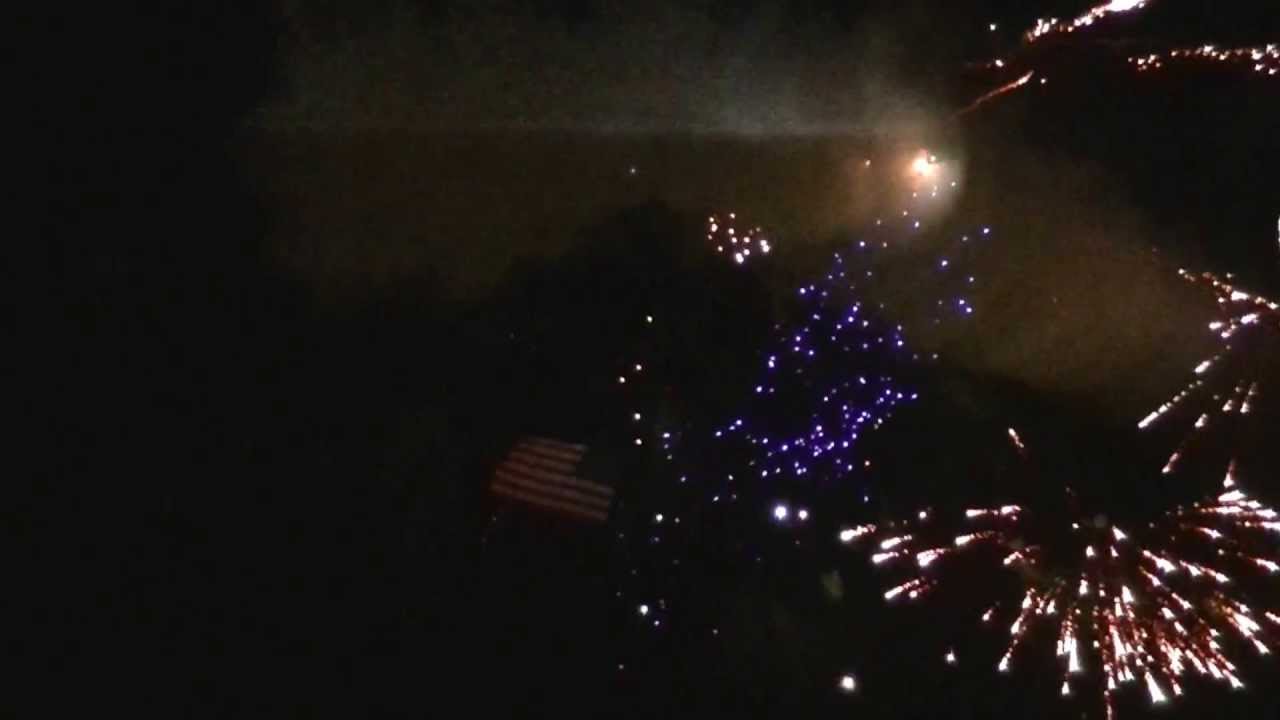 Helicopter Fireworks - YouTube