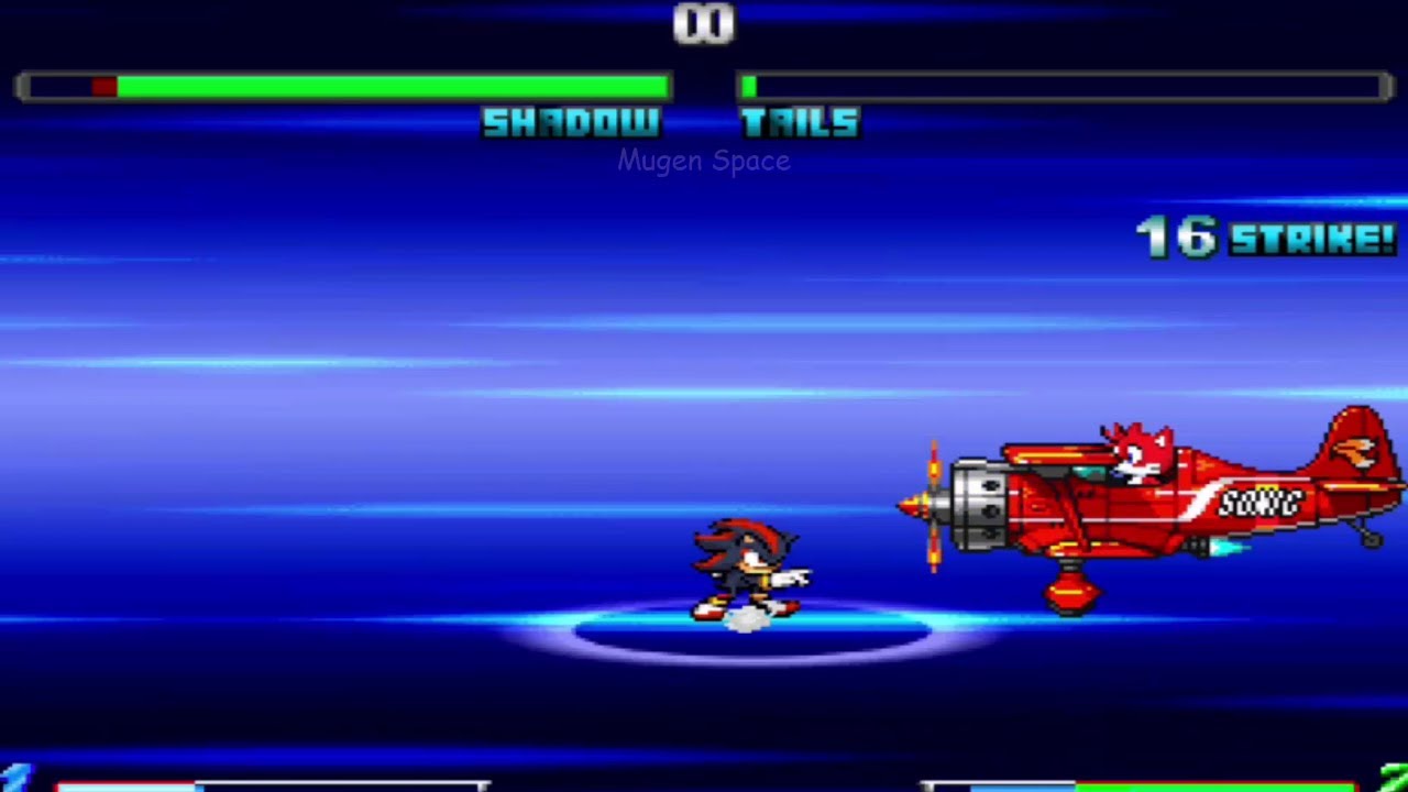 Sonic & Shadow VS Tails & Mighty I Neo Sonic Fighters - YouTube