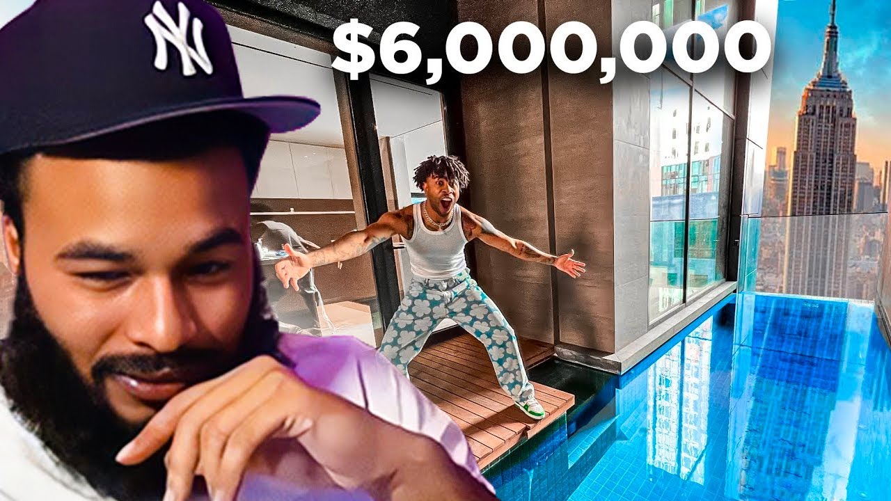 ClarenceNyc Reacts To PrettyBoyFredo New House Tour 🏡 NYC Penthouse ...