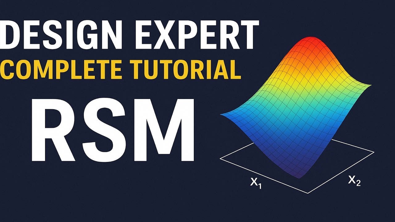 Design expert complete tutorial | RSM | Response surface methodology ...