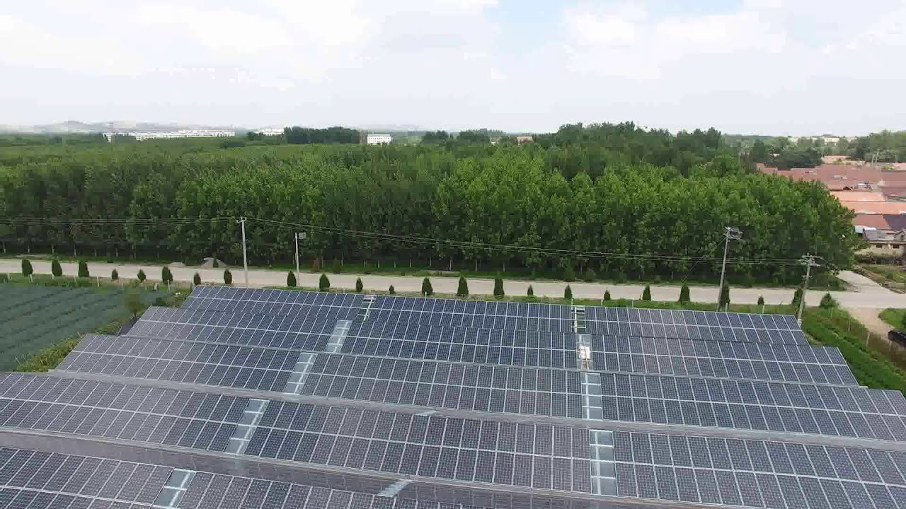 500kw solar power system project - YouTube