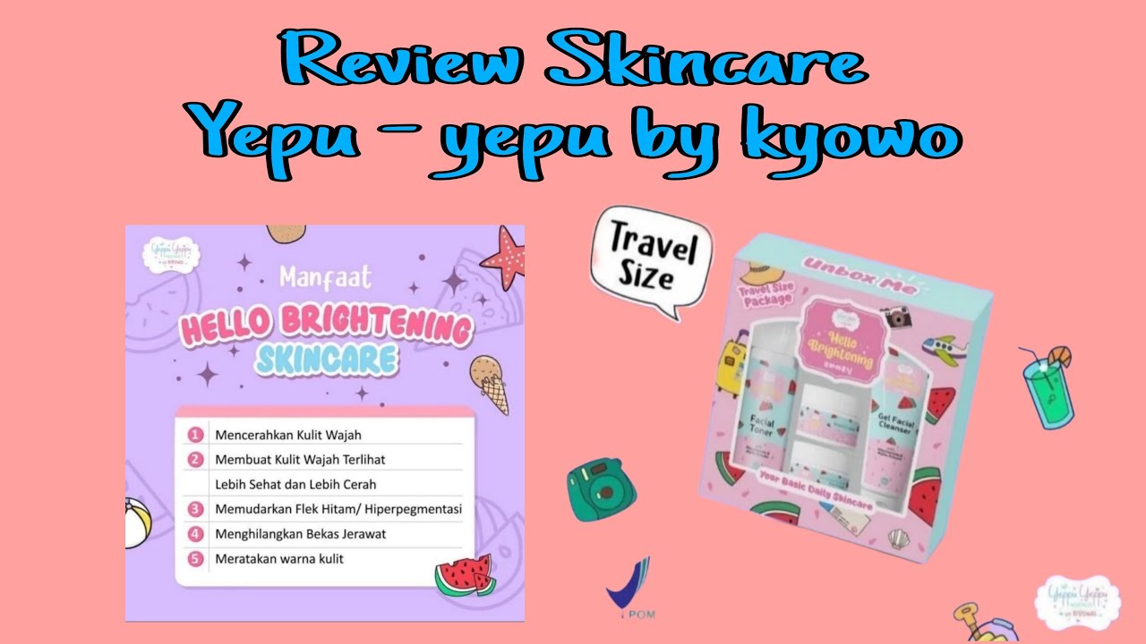 Review Skincare yepu - yepu by kyowo (Viral Tiktok) - YouTube