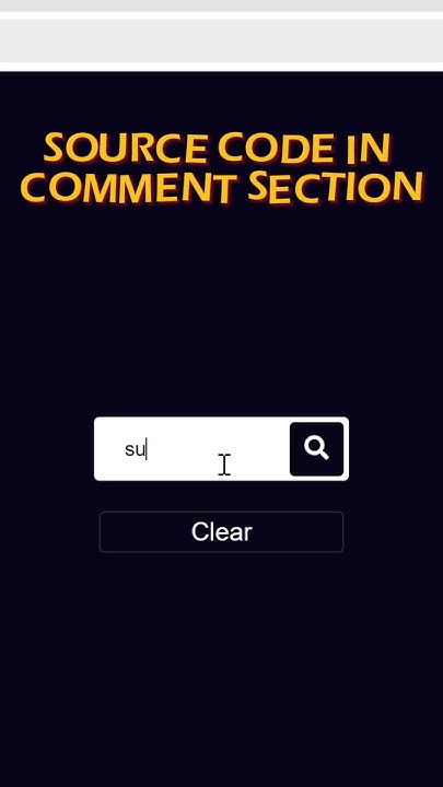 Make Animated Search Bar In Just 5 Mins 🤯 Coding Css Webdesign Shorts Viralshorts Ytshorts