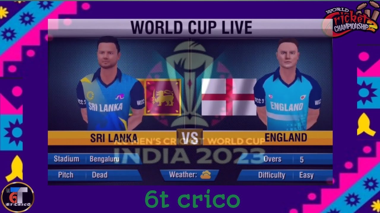 England vs Sri Lanka in wcc2 world cup #cwc23 #viral - YouTube