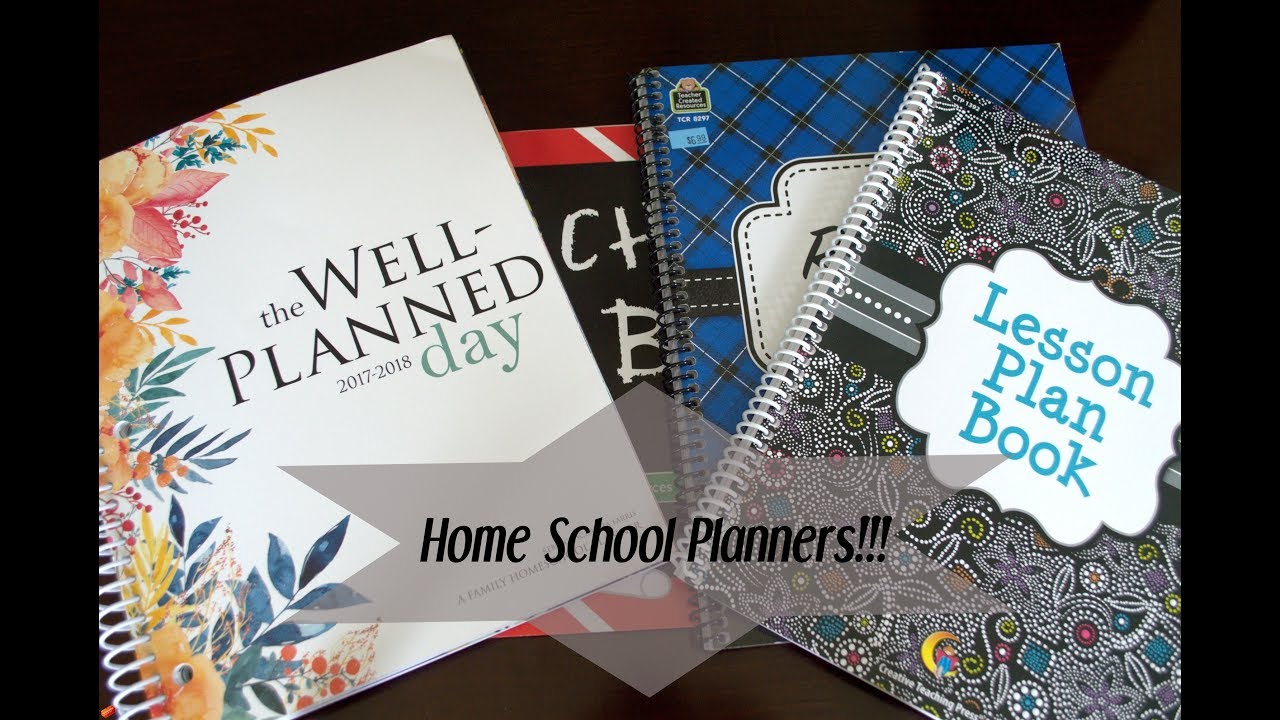 Homeschool Planner 2017-2018 - YouTube