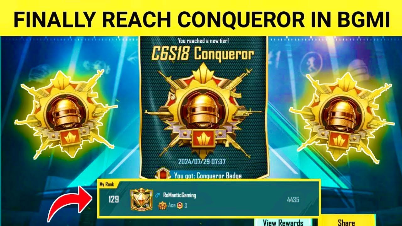 😱 FINALLY REACH CONQUEROR IN BGMI C6S18 🔥 CONQUEROR RANK PUSH TIPS AND TRICKS NEW TIPS - YouTube