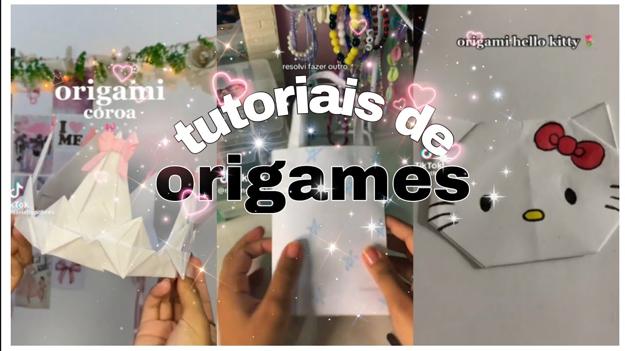 Tutoriais de origames🤩 #origami #criatividade - YouTube