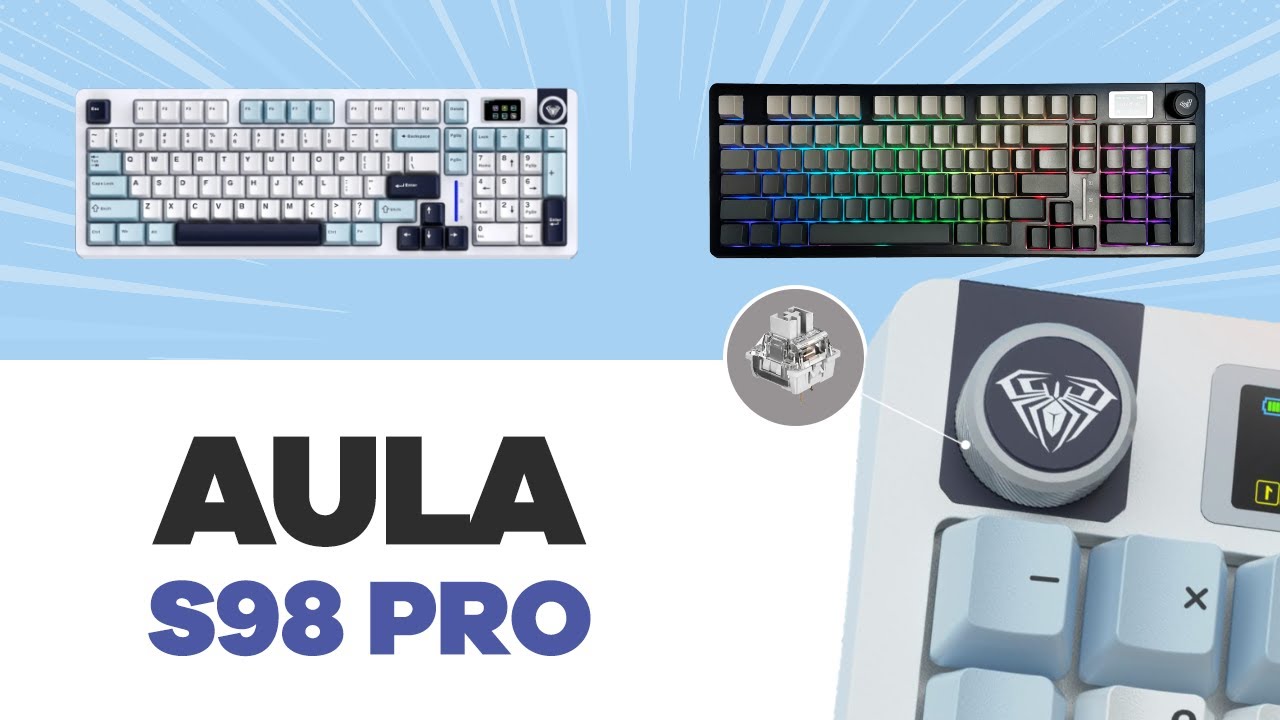 Aula S98 PRO - YouTube