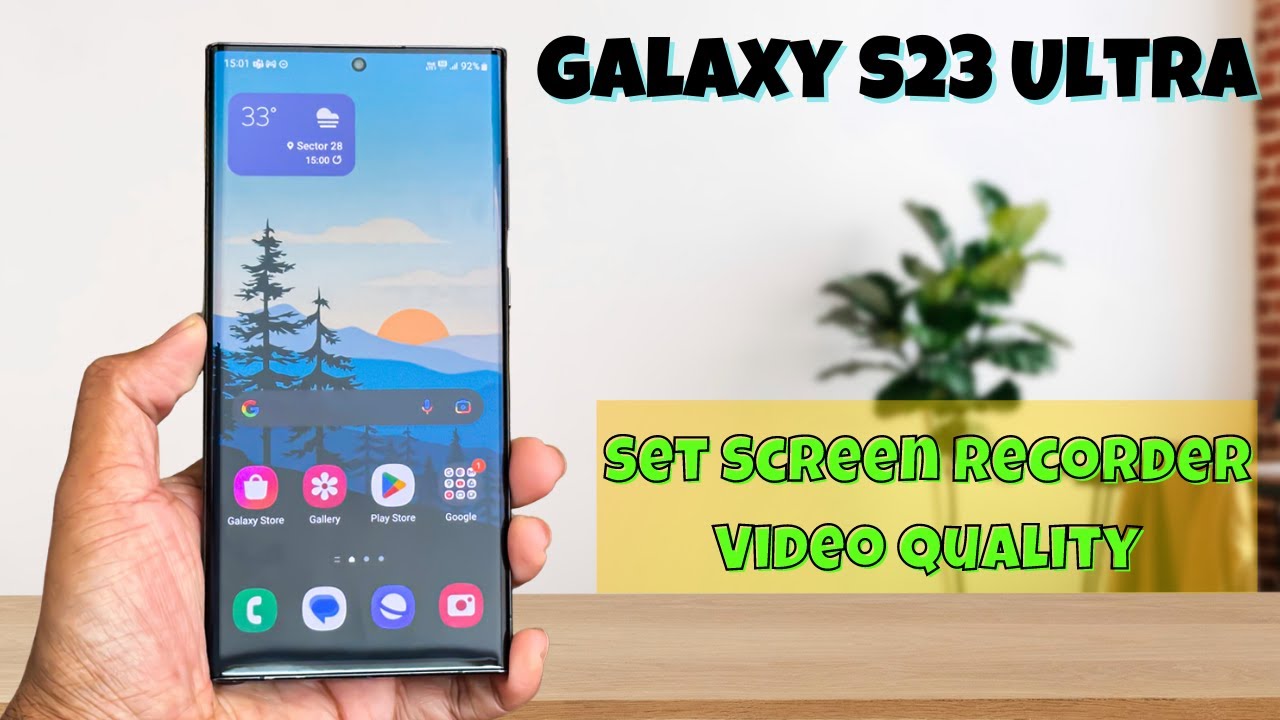 How to Set Screen Recorder Video Quality to High/Medium/Low On Samsung ...