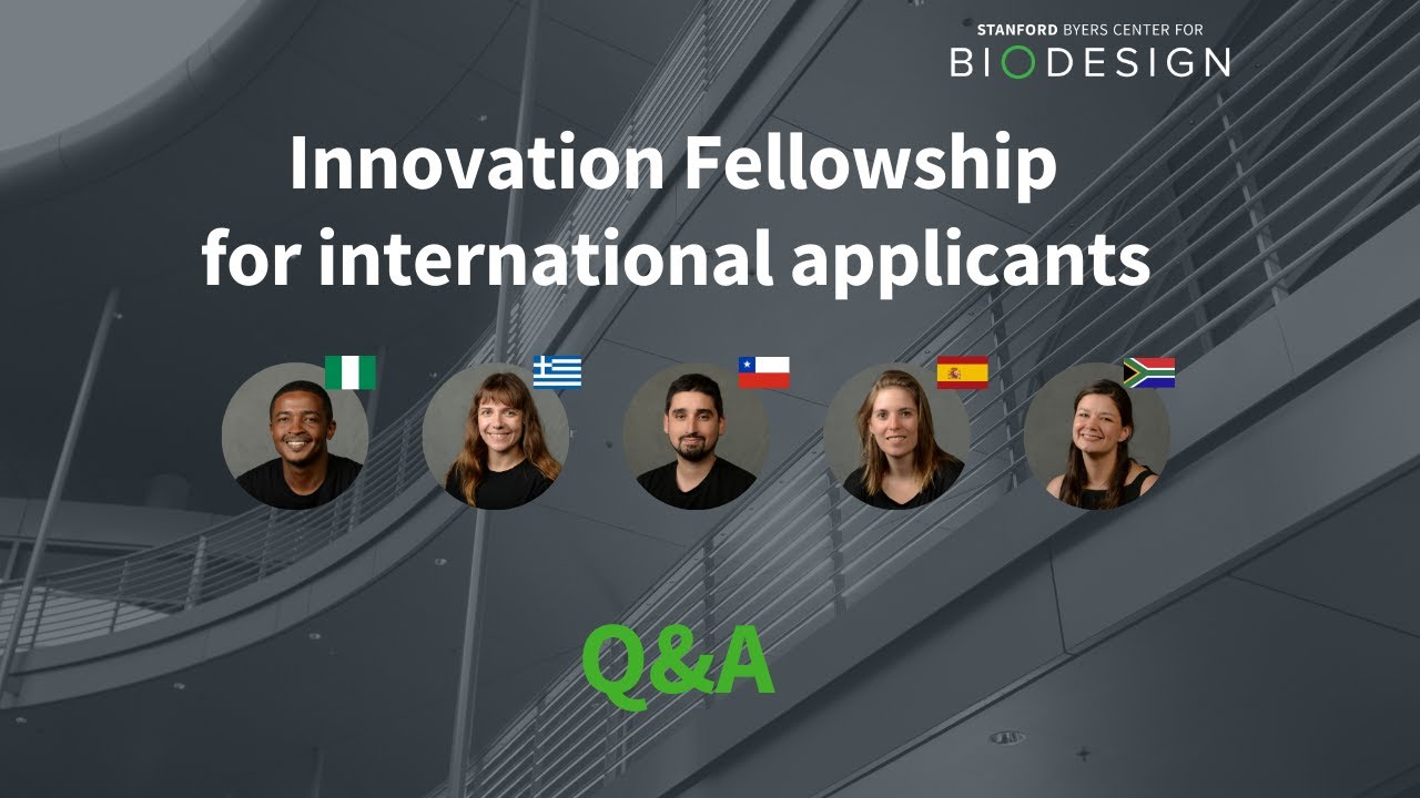 Biodesign Innovation Fellowship - International Application - YouTube
