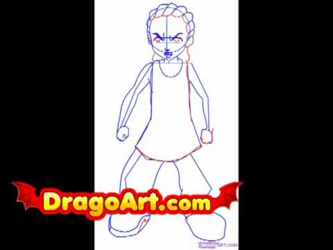 How to draw Riley, step by step - YouTube