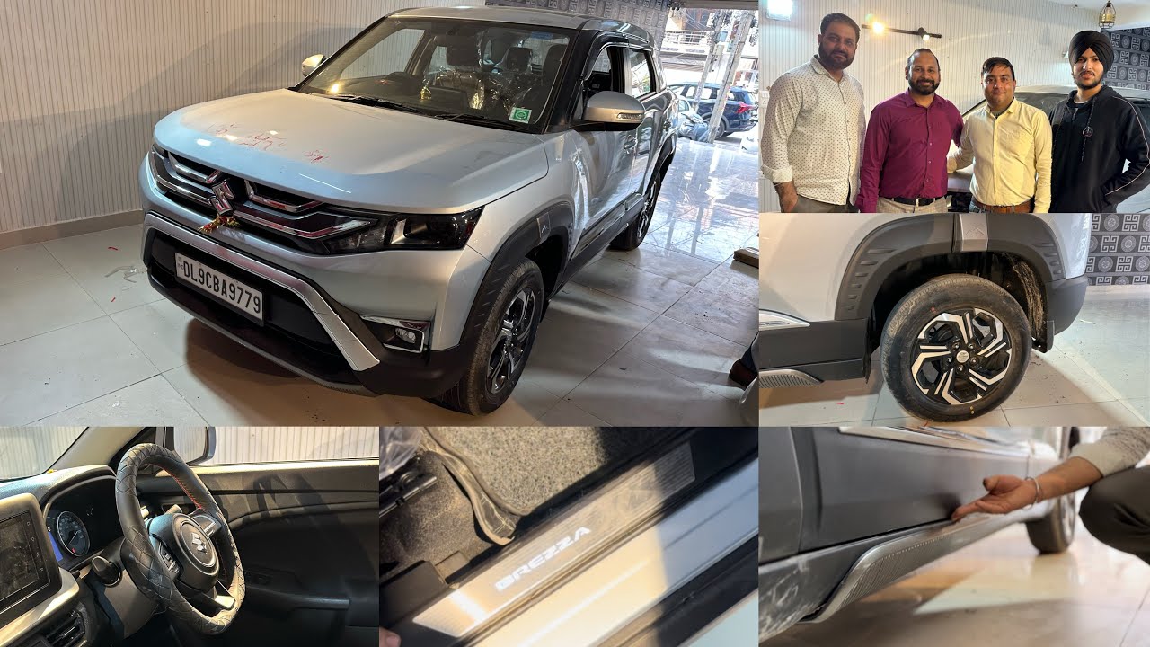 😨 गाड़ी तियार हुई Basic Modification मे - New Brezza Modified 2023 ...