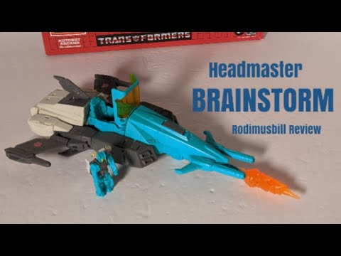 Retro Transformers Headmaster Brainstorm Review - Walmart Exclusive ...
