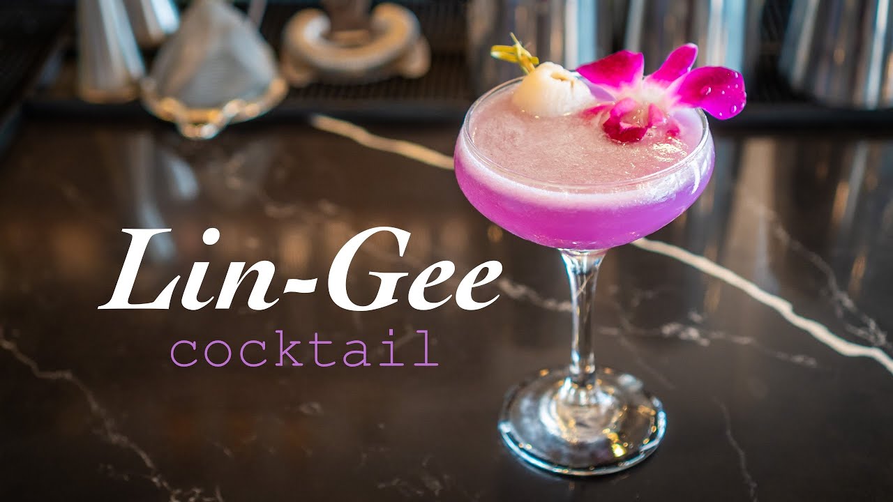 This amazing lychee cocktail is super easy to make! - YouTube