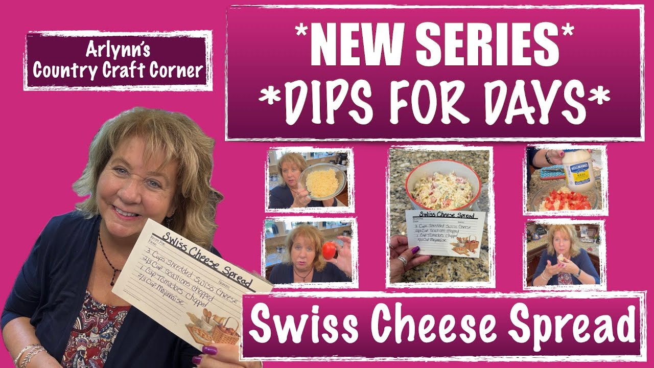 Dips for Days Series--Swiss Cheese Spread - YouTube