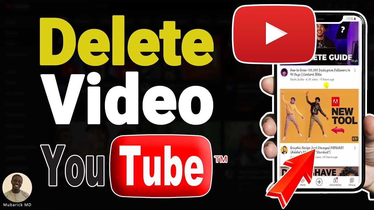 How to Delete a YouTube Video - Full Guide - YouTube