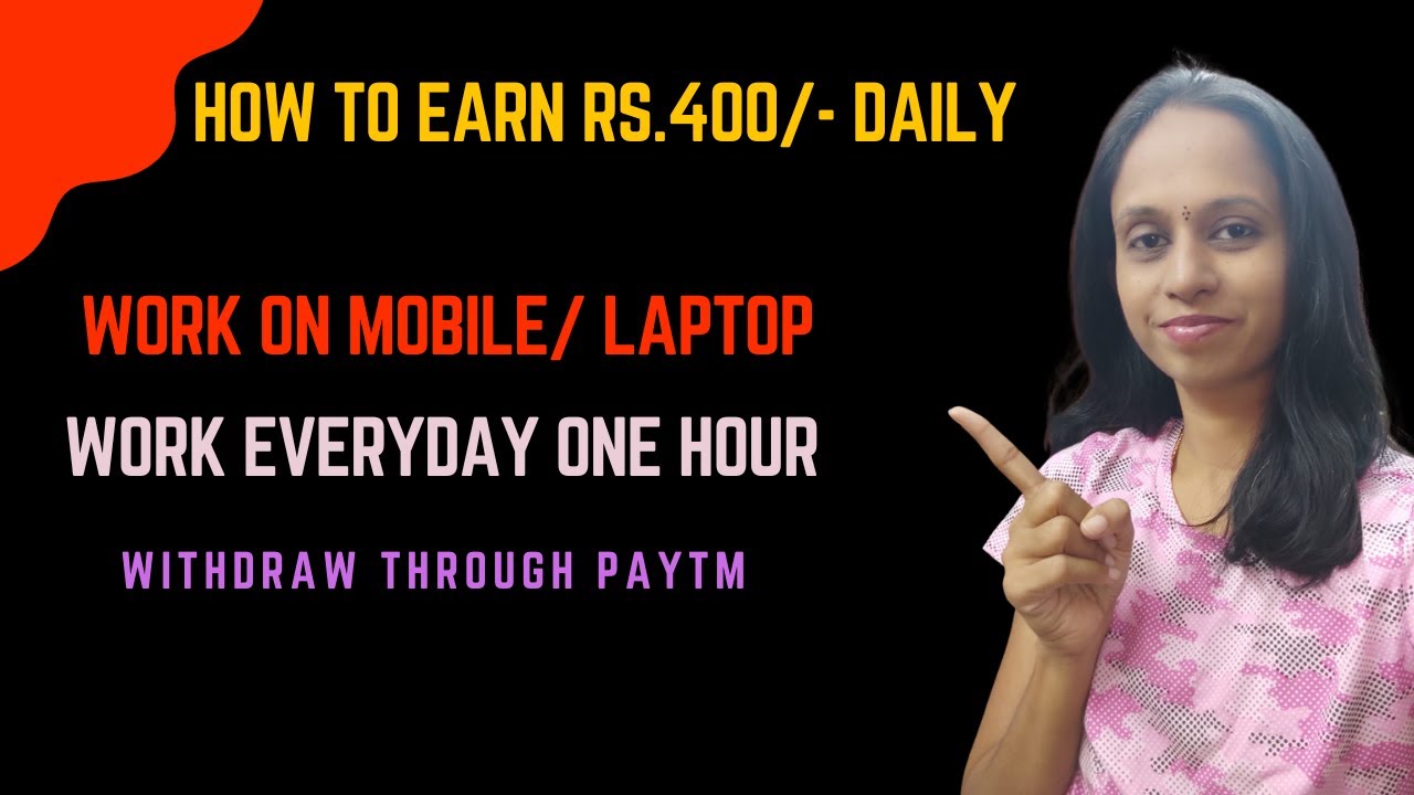 Earn daily 400 | Online work | Best part time work | earn from home ...