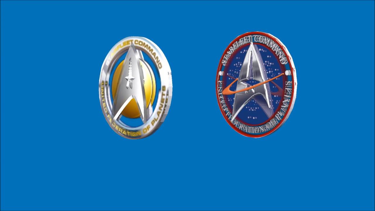Star Fleet Logo's Animated & Chroma Key Effect Blue. - YouTube