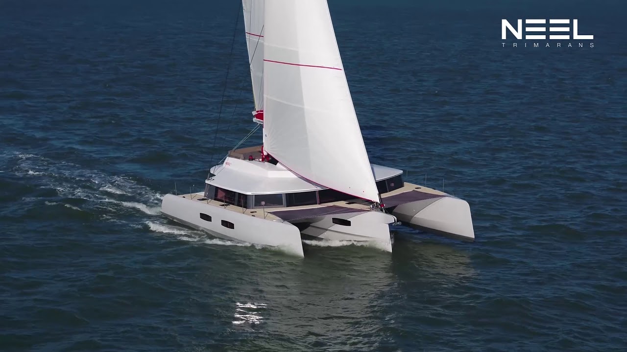 NEEL 65 Evolution Trimaran. - YouTube