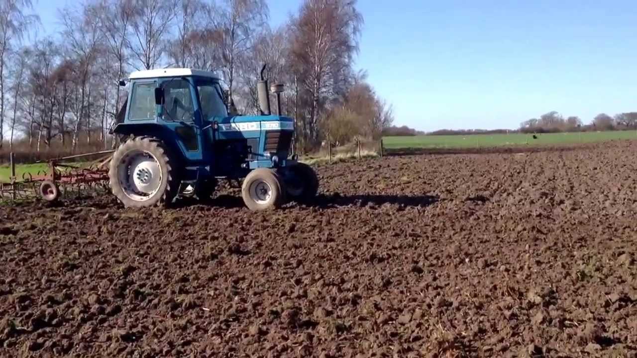 Ford 6710 harrowing - YouTube