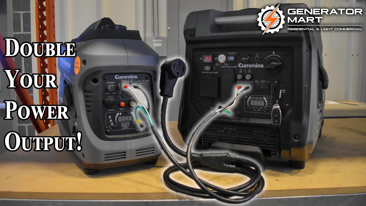 How To Use Your Cummins P4500i/P2500i Parallel Kit - YouTube
