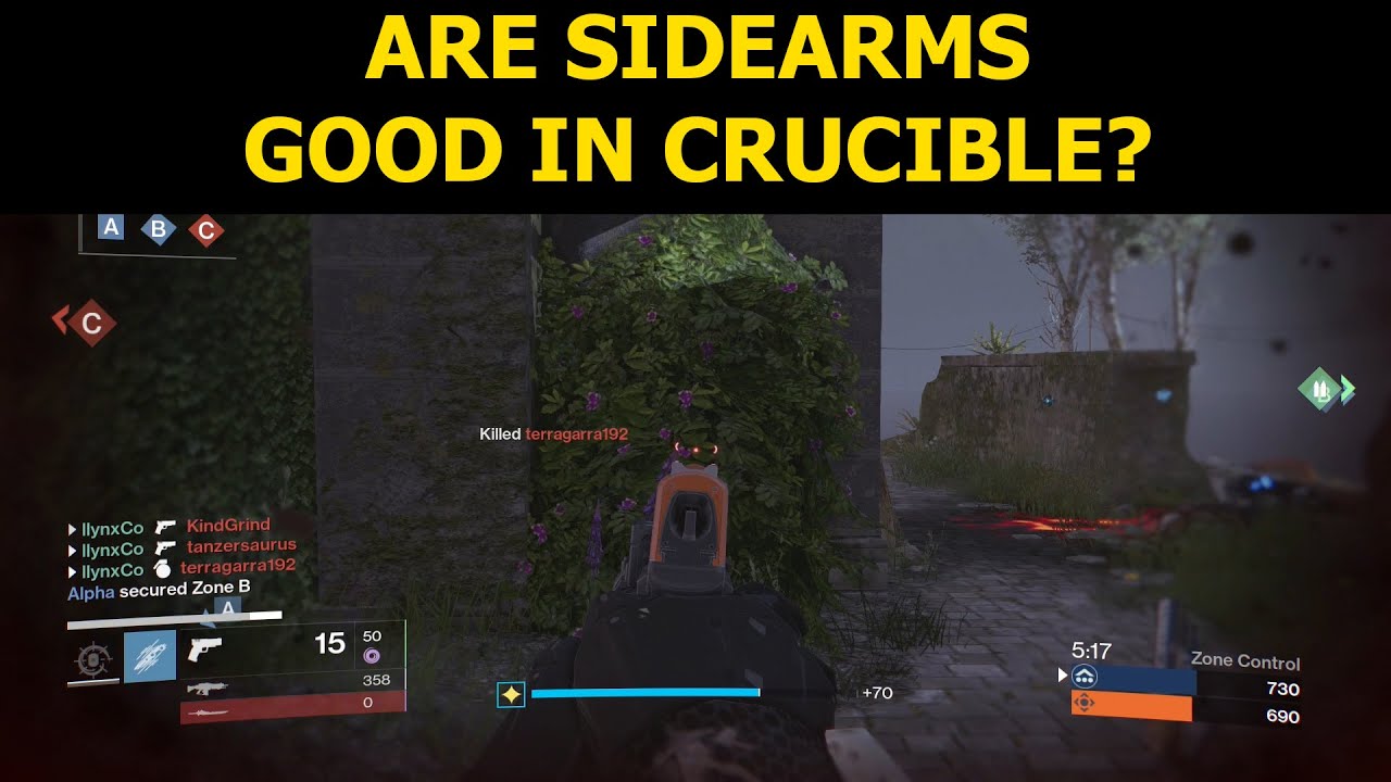 Destiny: Are Sidearms Good in Crucible? - YouTube