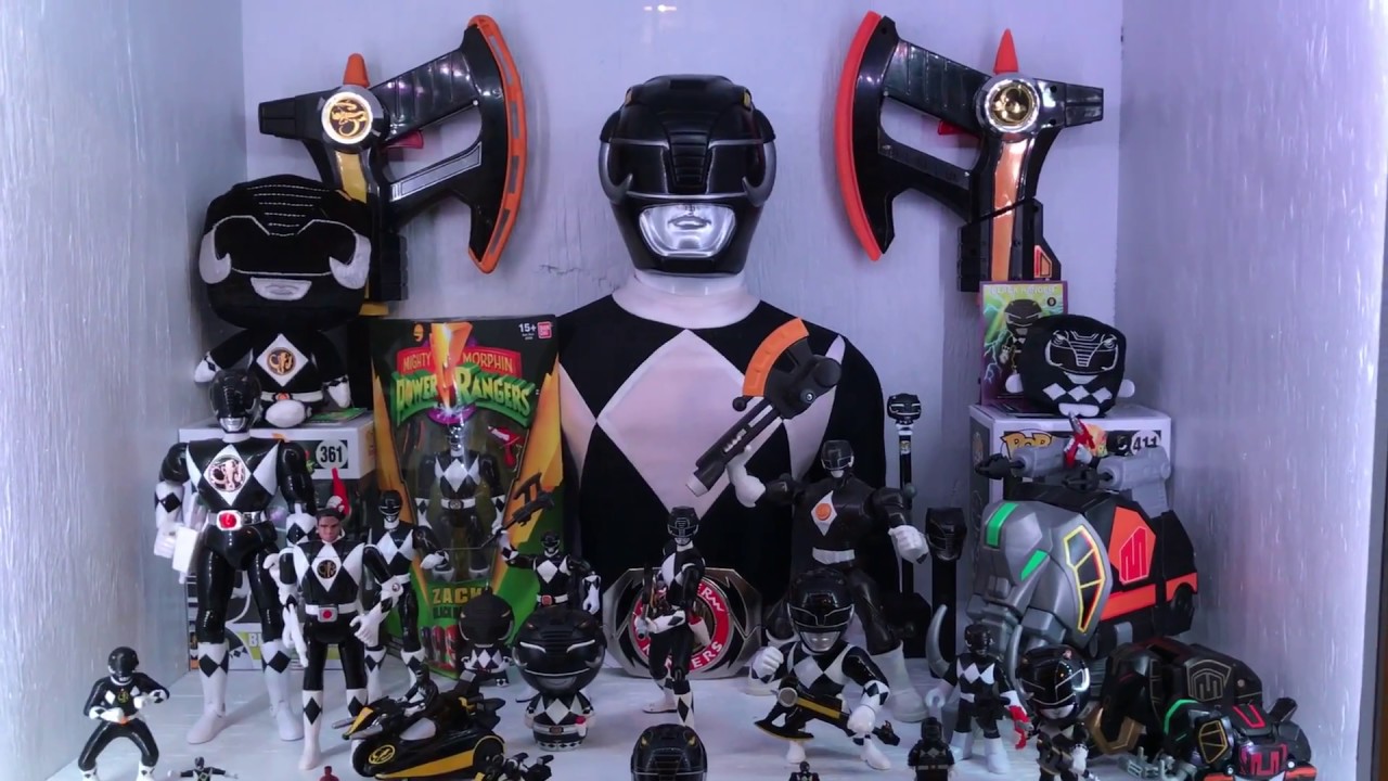 Mighty Morphin Power Ranger - Entire Collection Display - YouTube