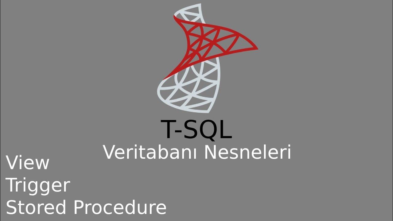 2- T-SQL | View / Stored Procedure / Trigger - YouTube