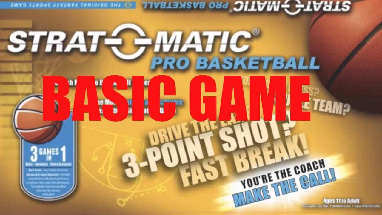 How To Play Strat-O-Matic Basketball Basic - YouTube