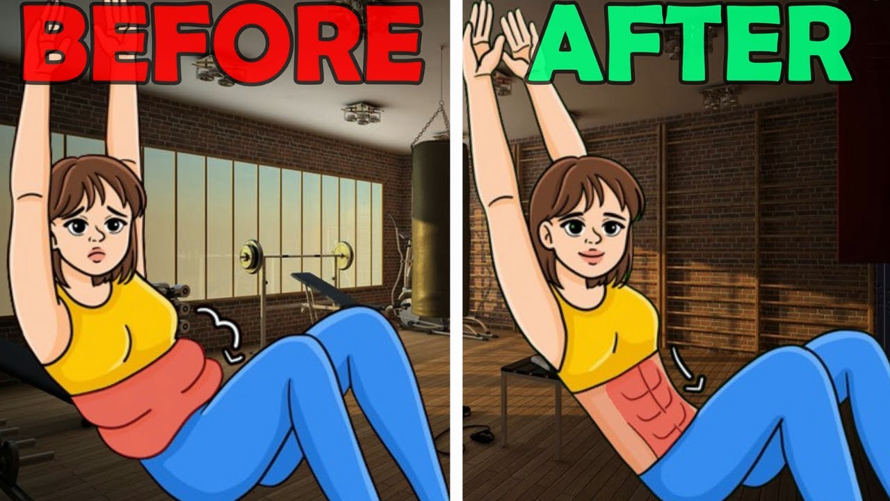 Flat Abs with Floor Exercises Only! - YouTube