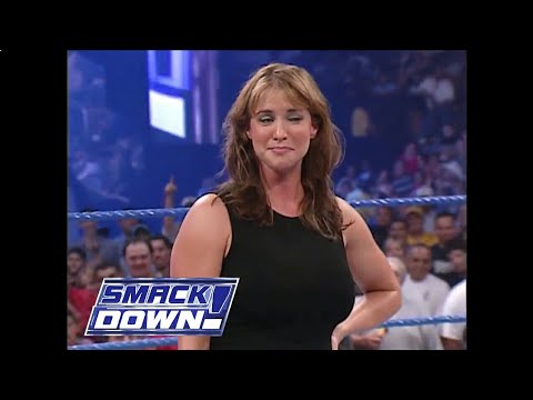 Stephanie McMahon and John Cena_ segment + Stephanie McMahon attacks ...